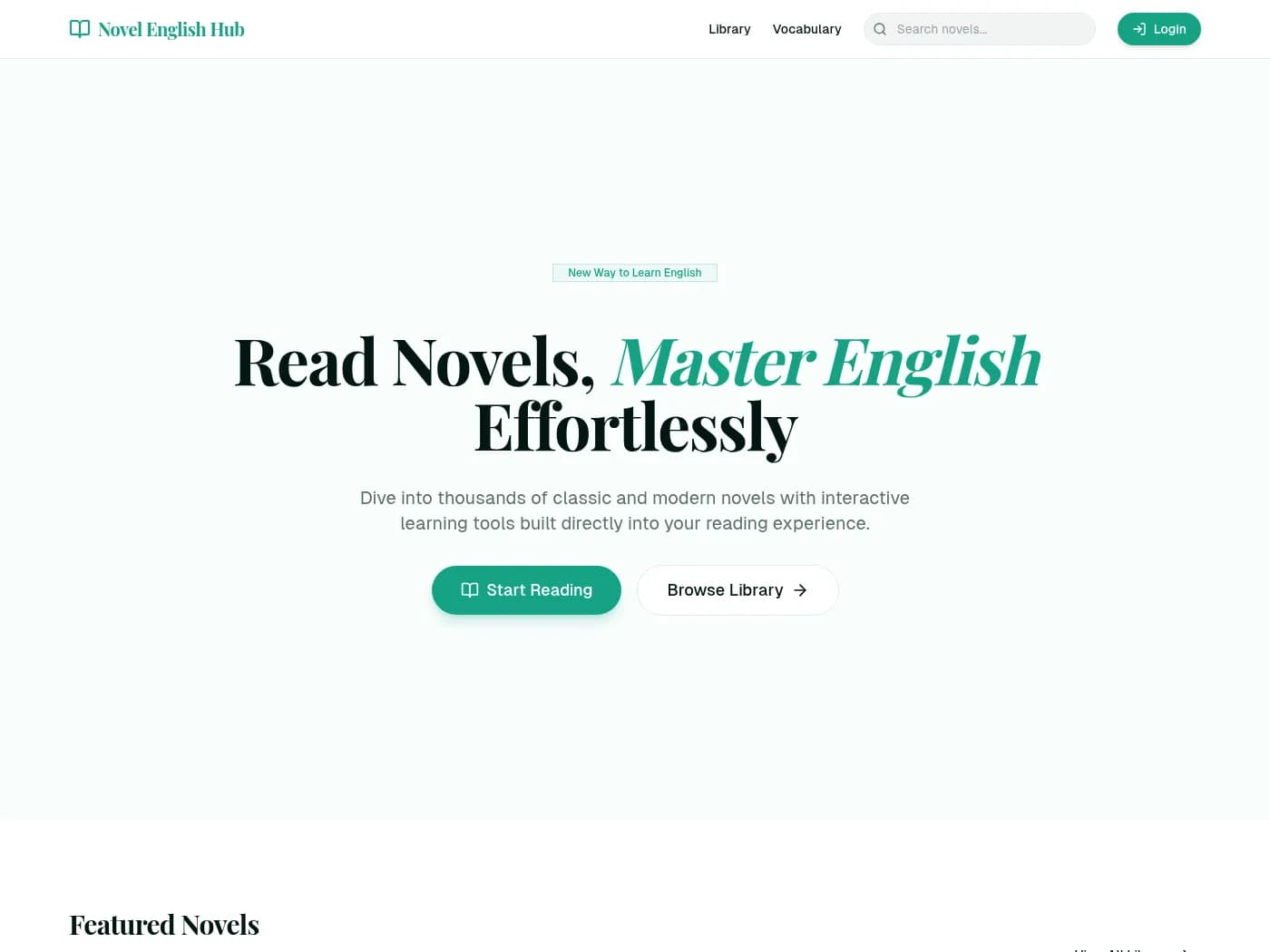 Novel English Hub