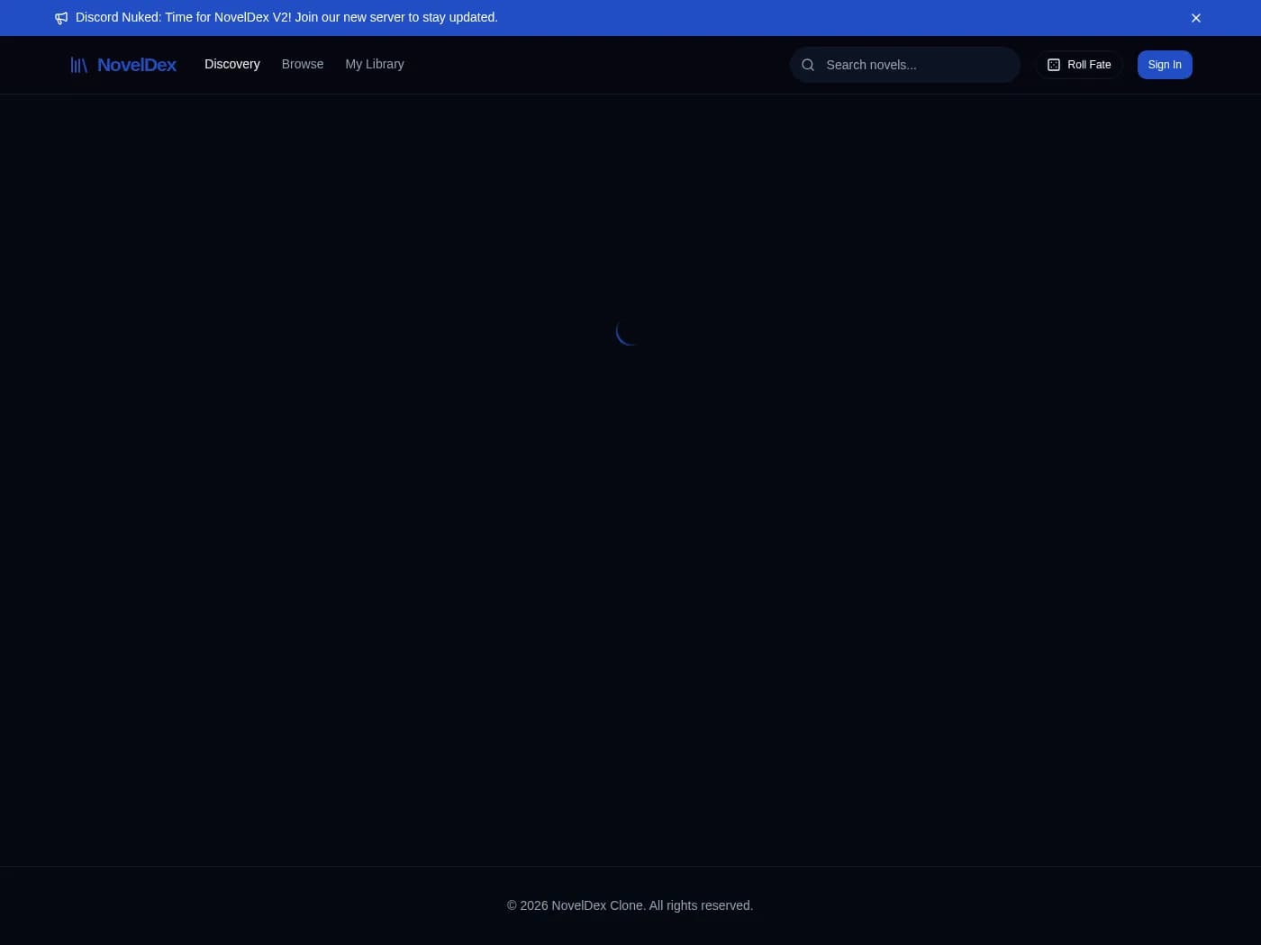 NovelDex Clone