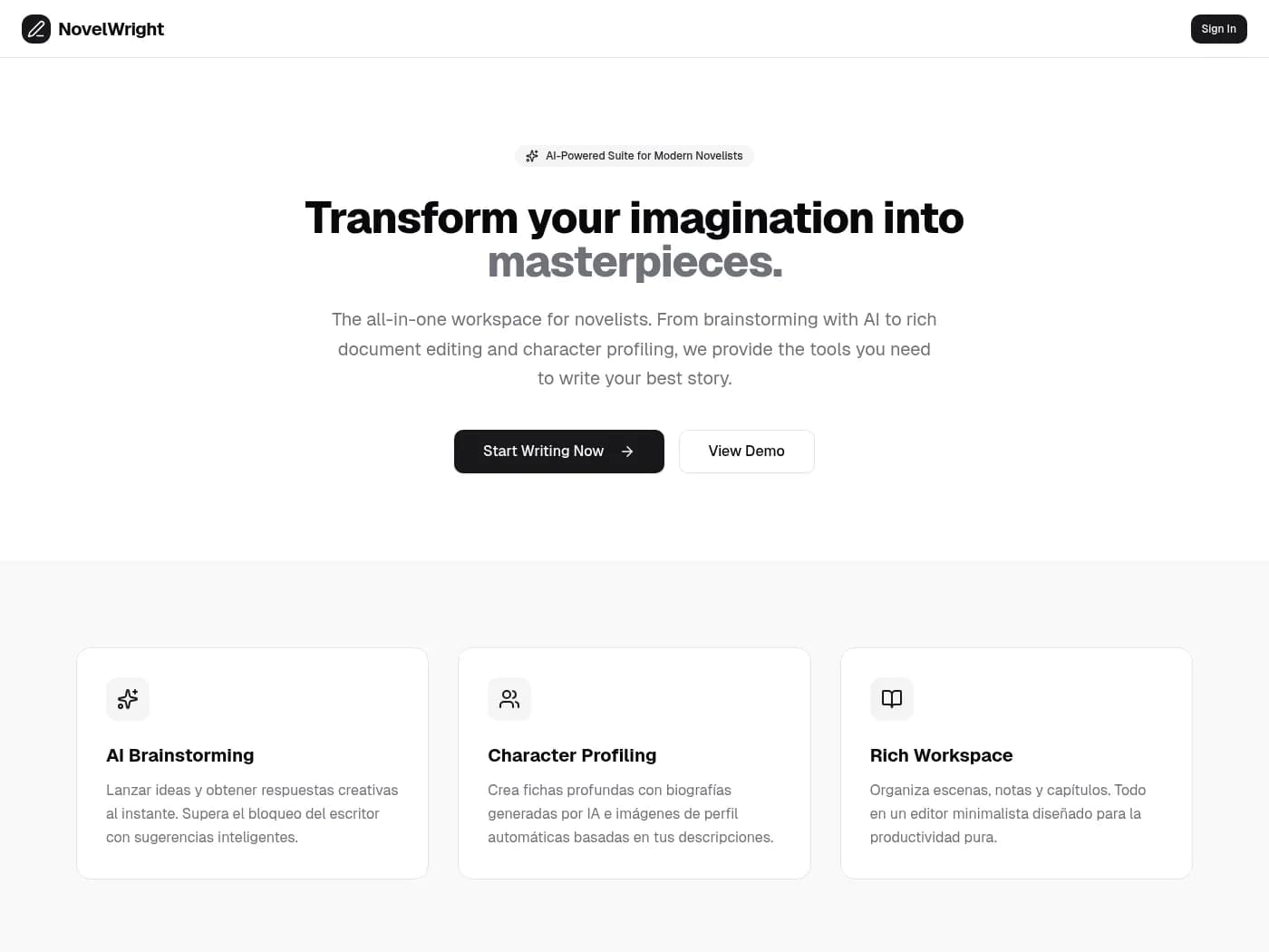 NovelWright AI Suite