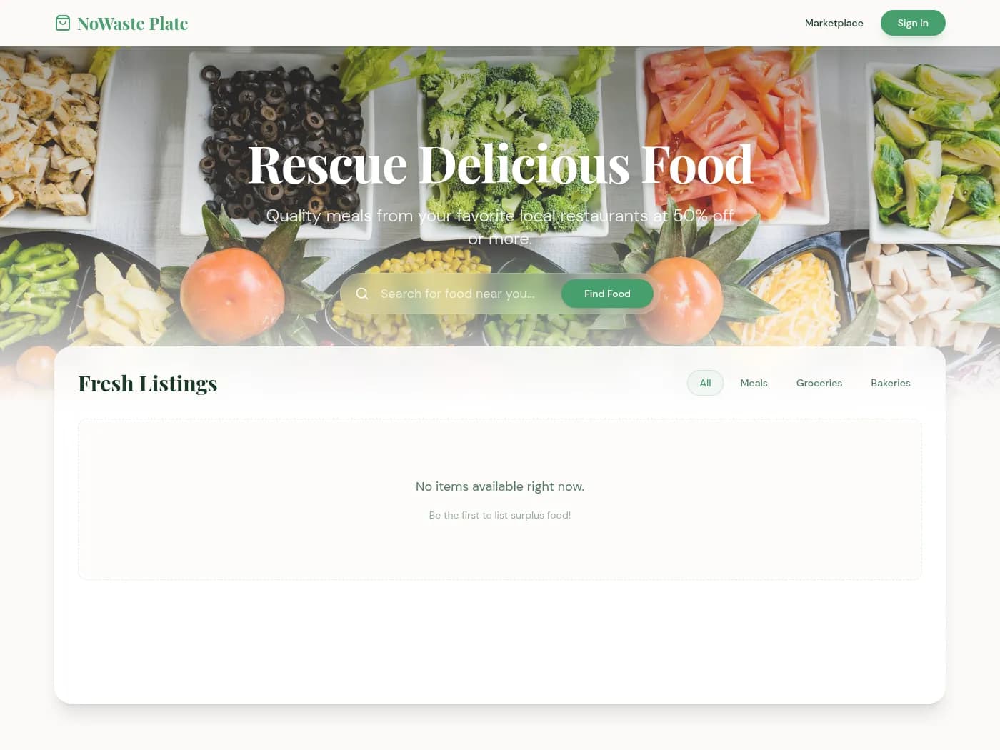 NoWaste Plate Web