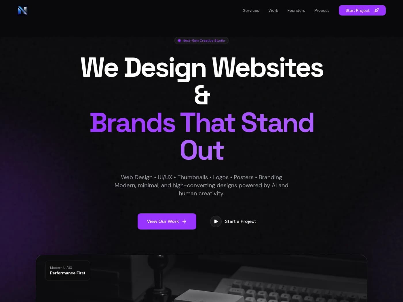 Noxel Studio Agency Site