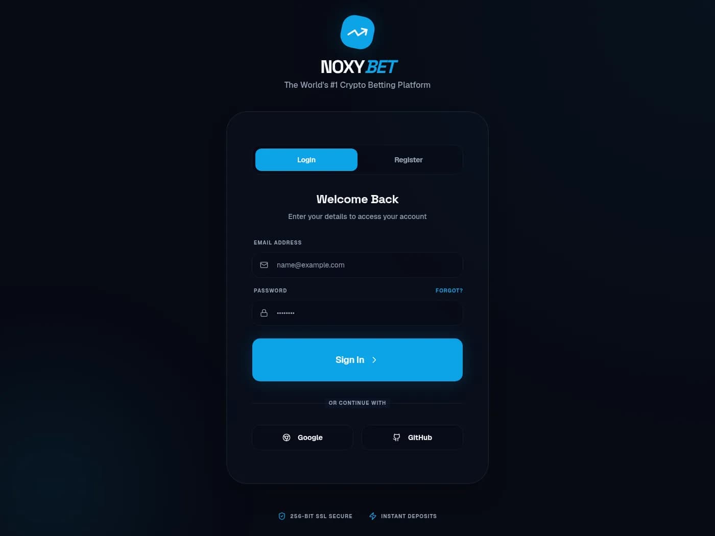 Noxy Betting Platform
