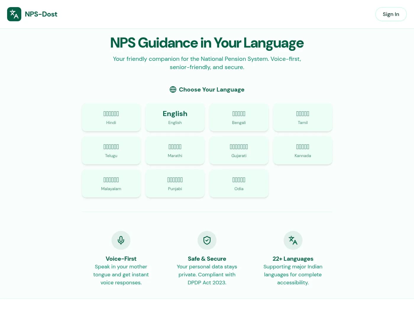 NPS-Dost AI Assistant