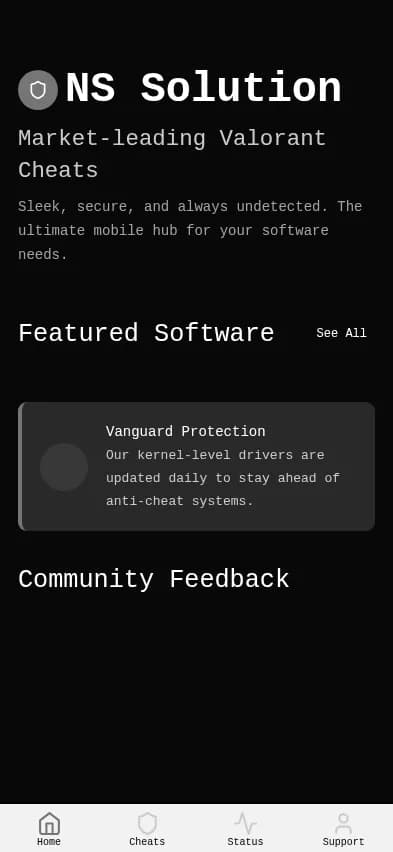NS Solution Cheats App