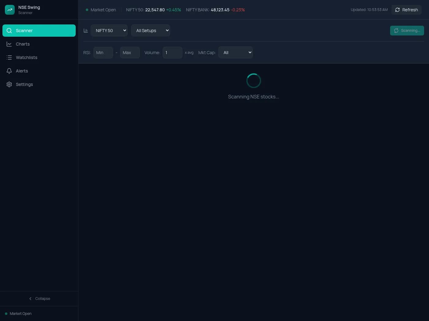 NSE Swing Scanner