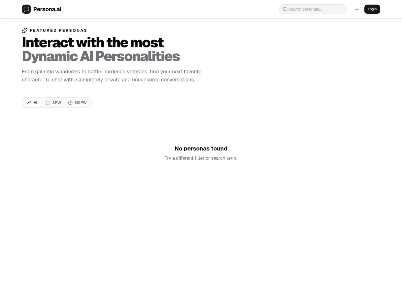 AI Persona Playground
