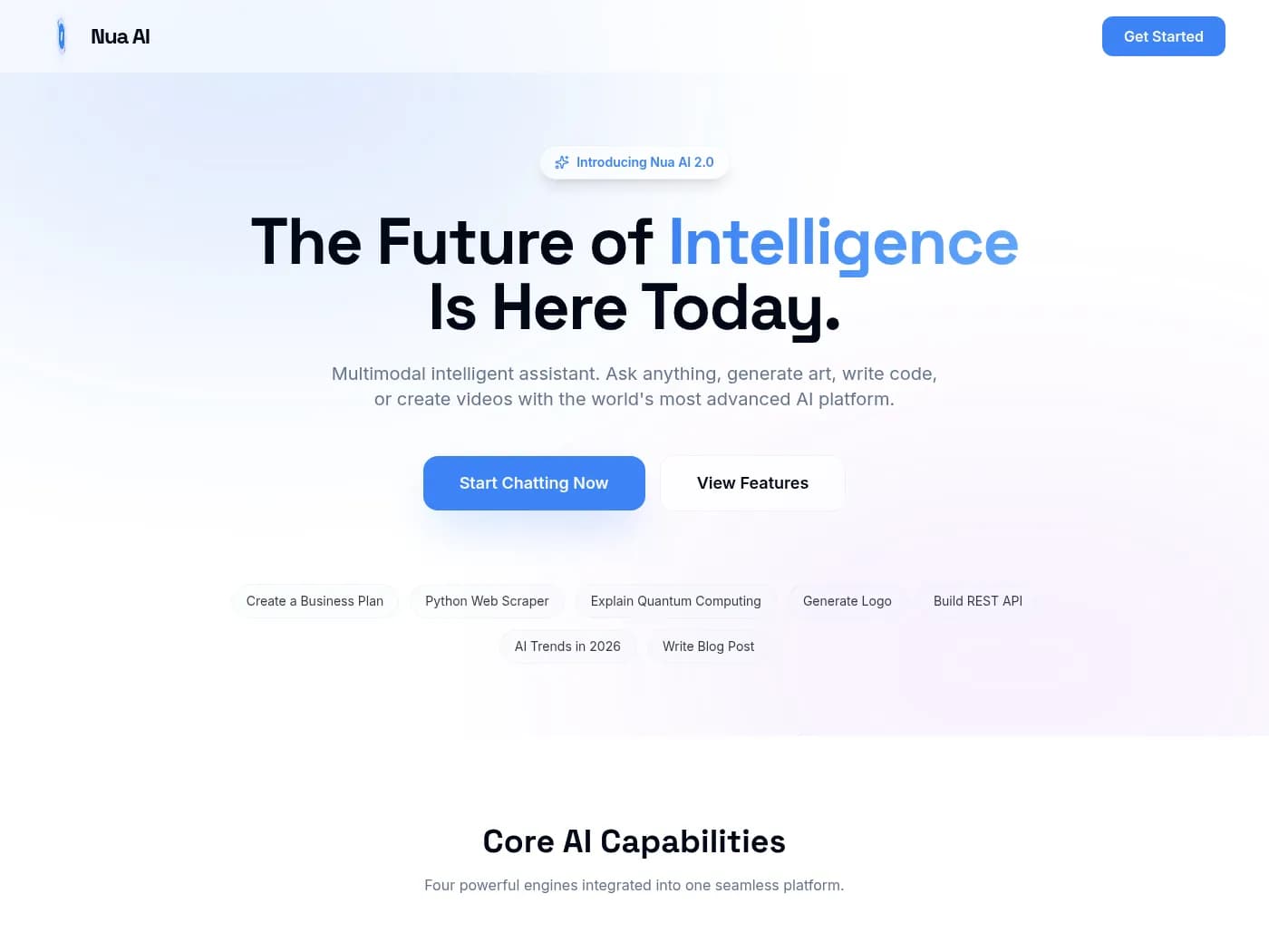 Nua AI Chat Platform