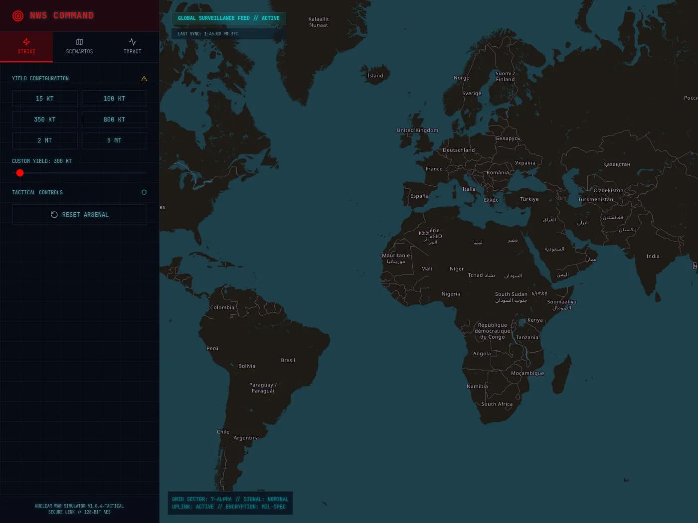 Nuclear War Simulator