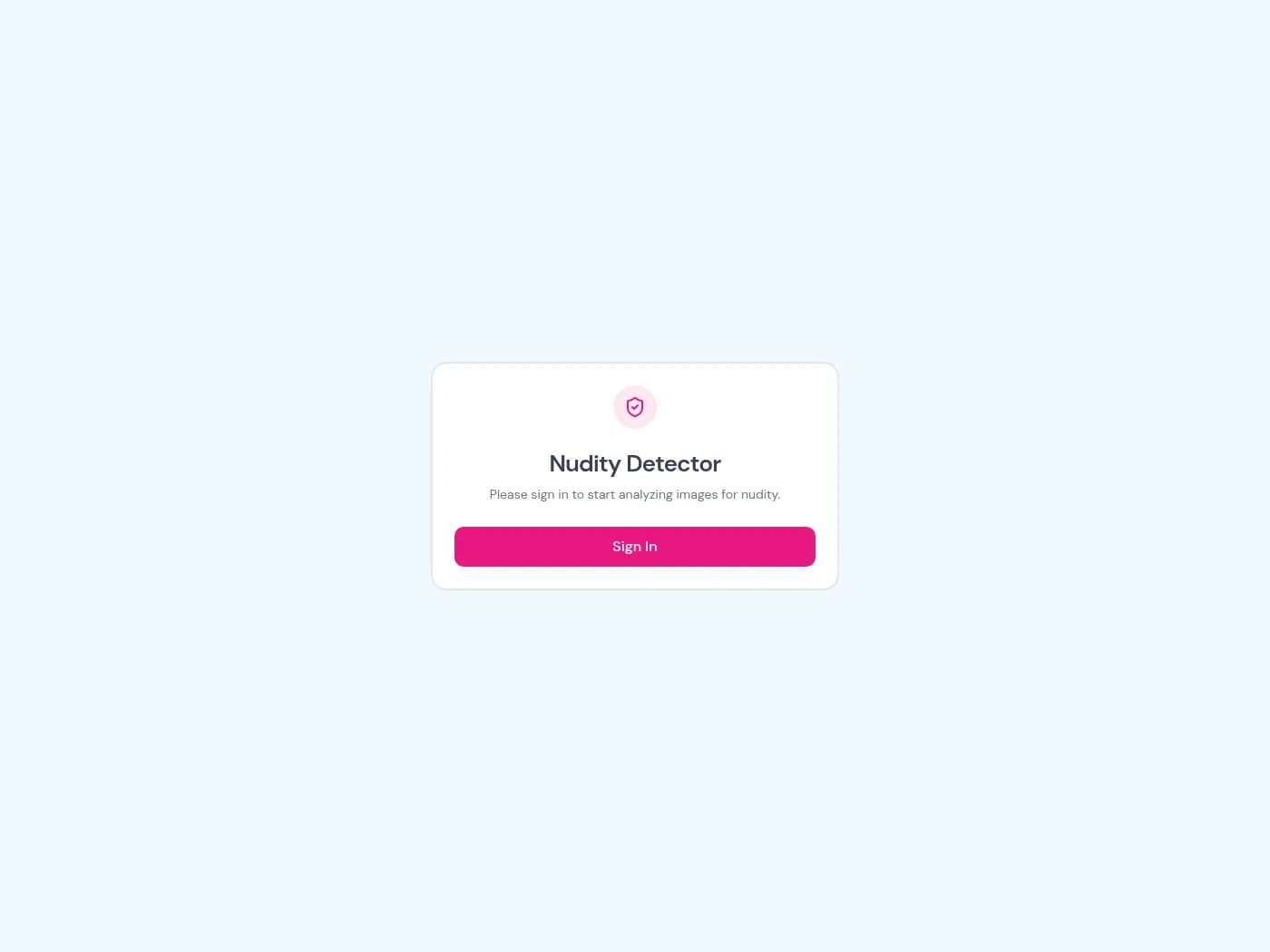 Nudity Detector