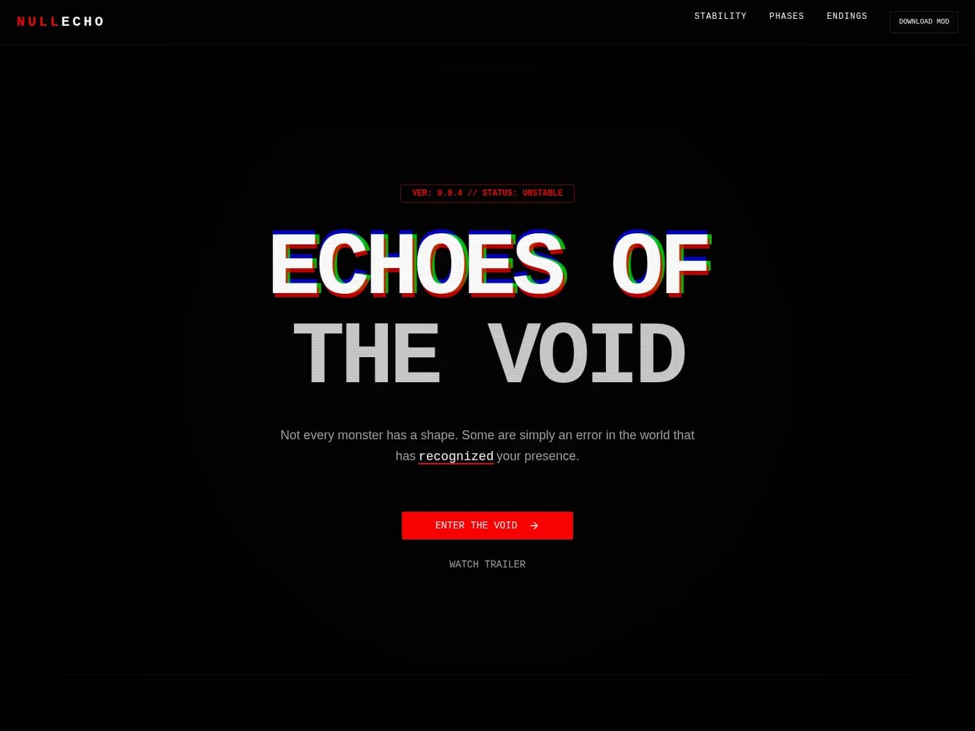 NULL Echo Mod