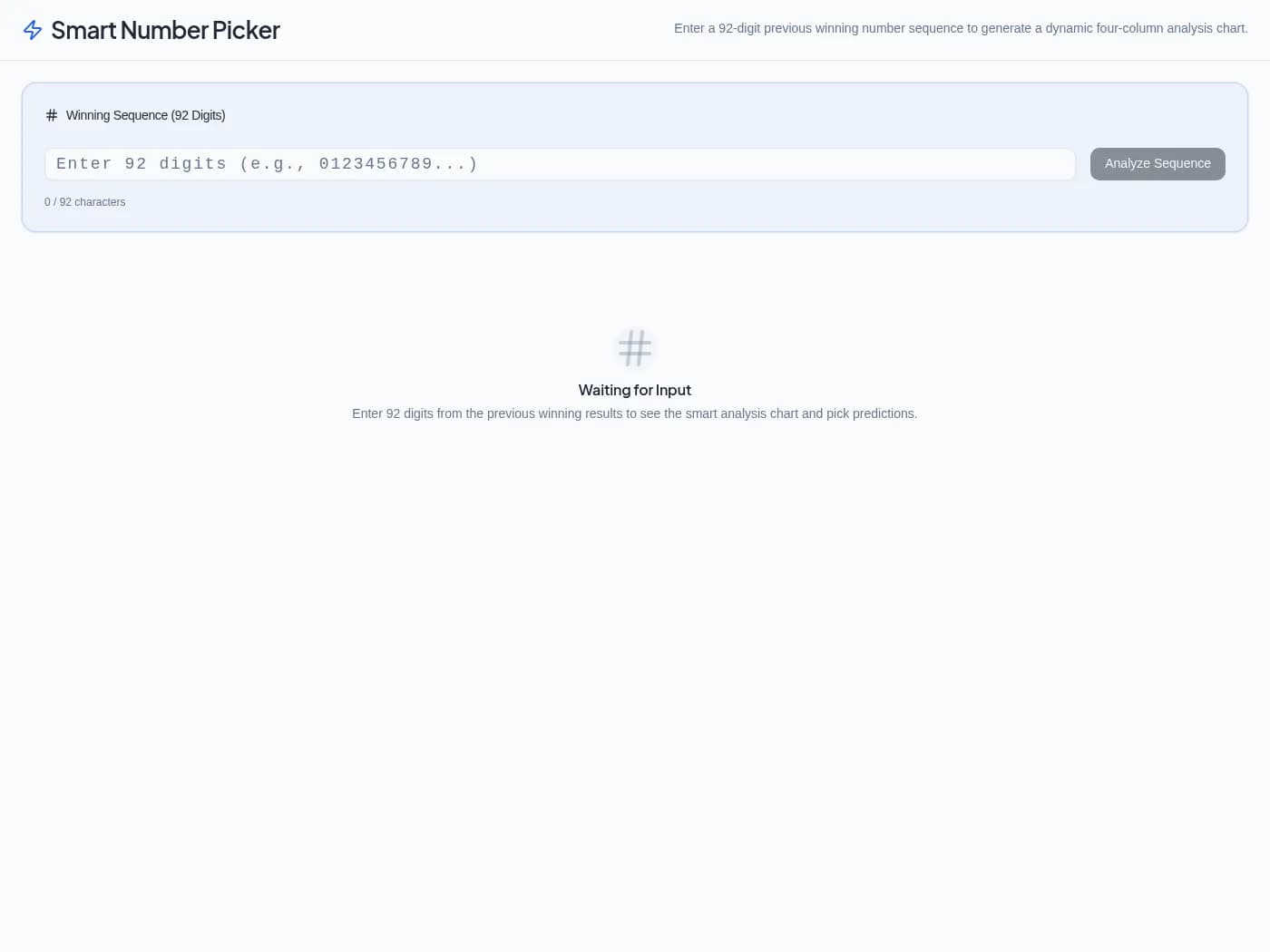 Smart Number Picker