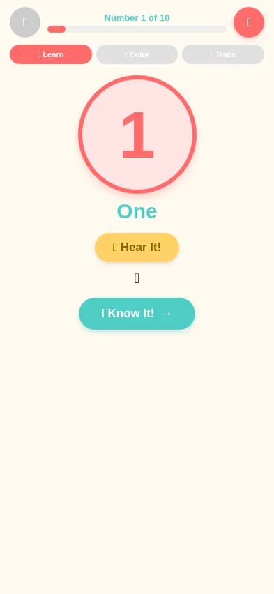 Number Fun Kids App