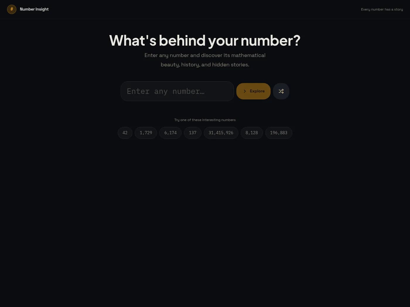 Number Insight App