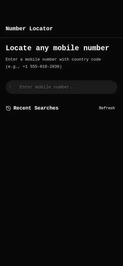 Number Locator App