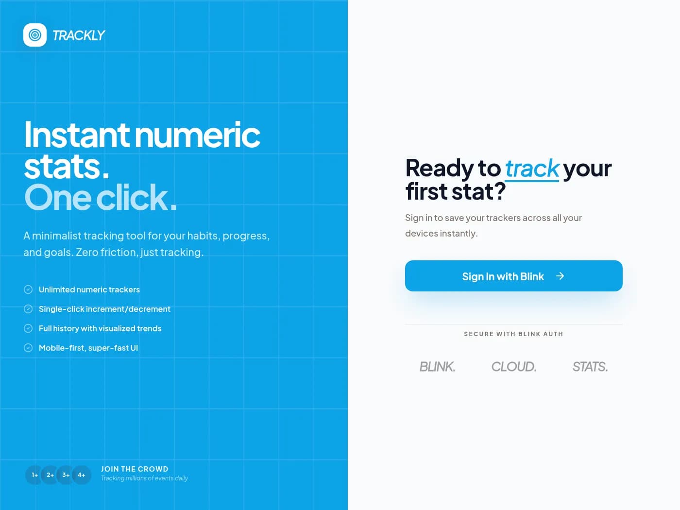 One-Click Number Tracker