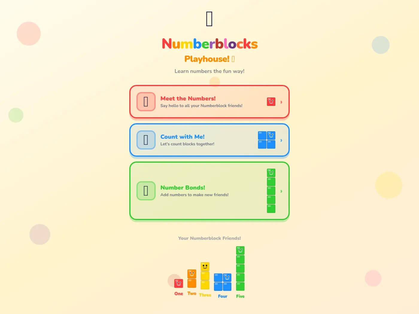 Numberblocks Playhouse