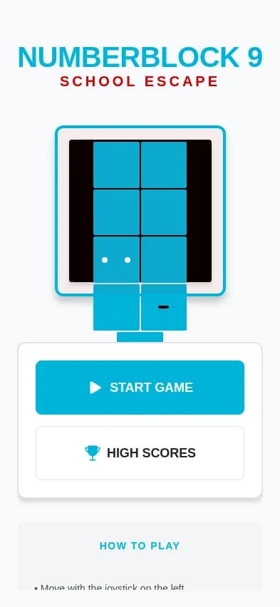 Numberblock 9 School Escape