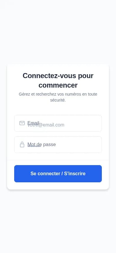 Numéro Finder