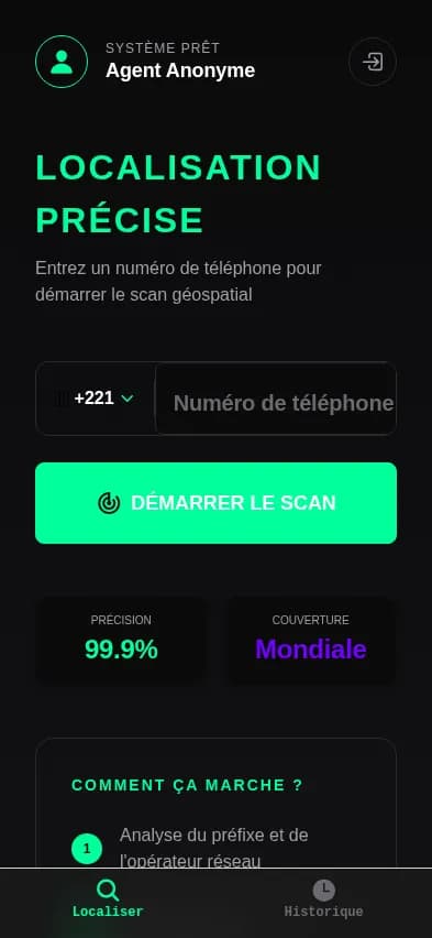 Numéro Locator App