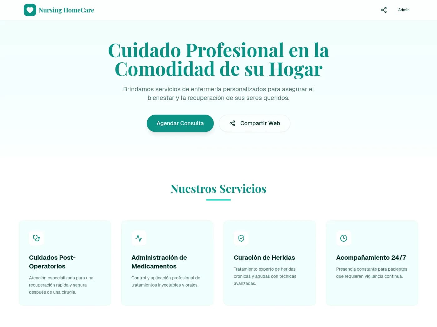 Nursing HomeCare Web