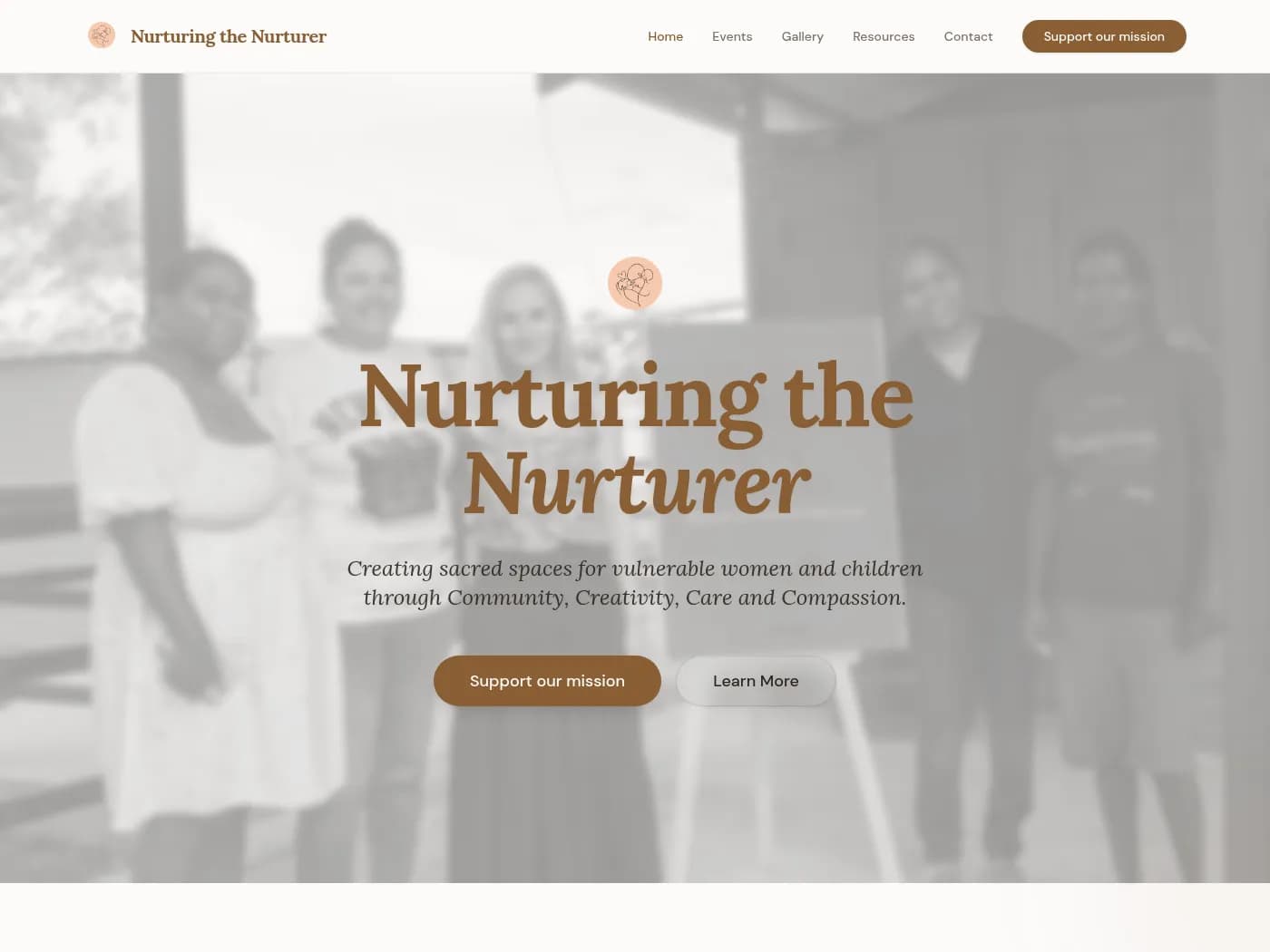 Nurturing the Nurturer Site