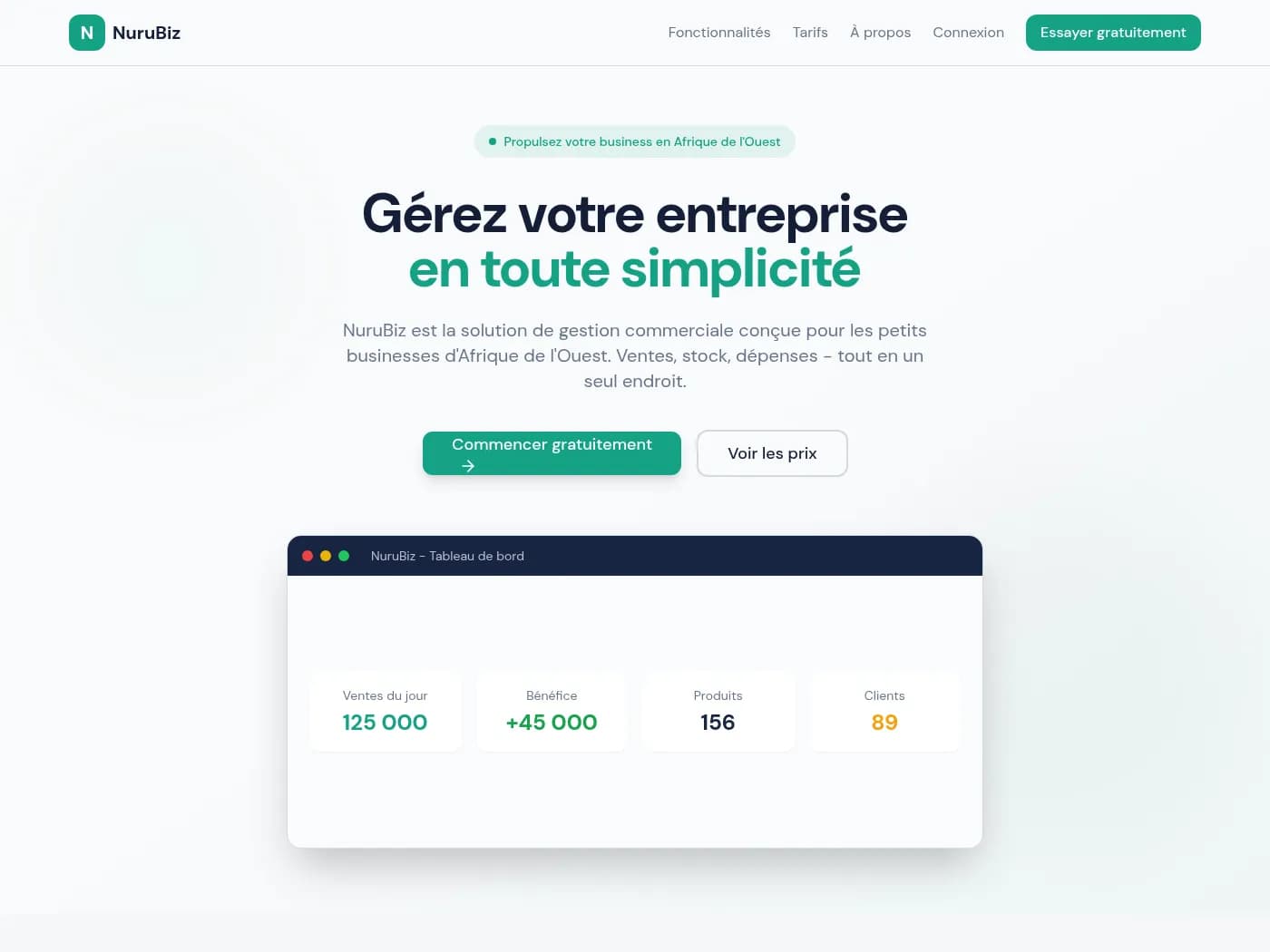 NuruBiz SaaS Platform