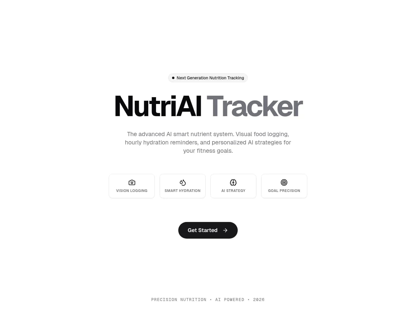 NutriAI Tracker