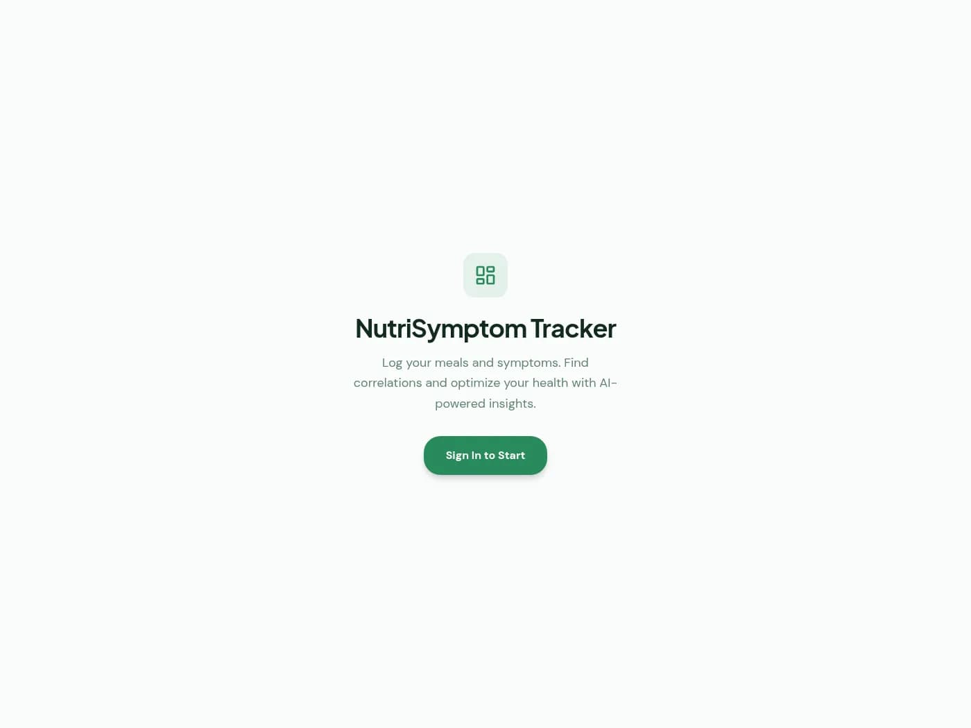 NutriSymptom Tracker