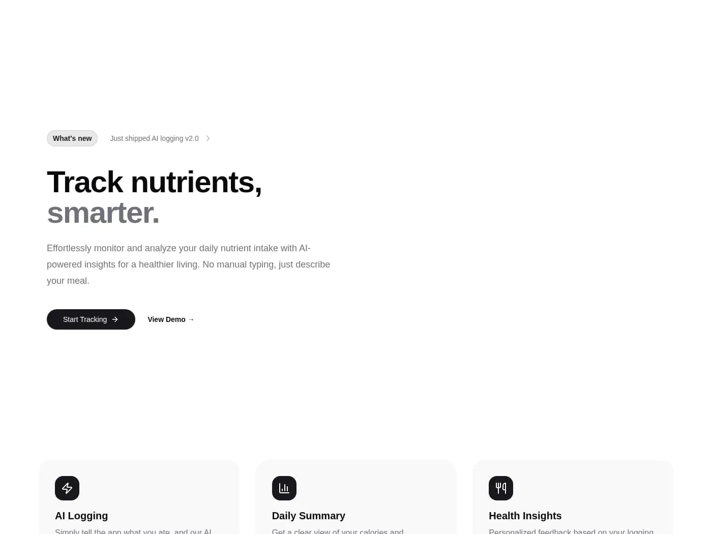 Smart Nutrient Tracker