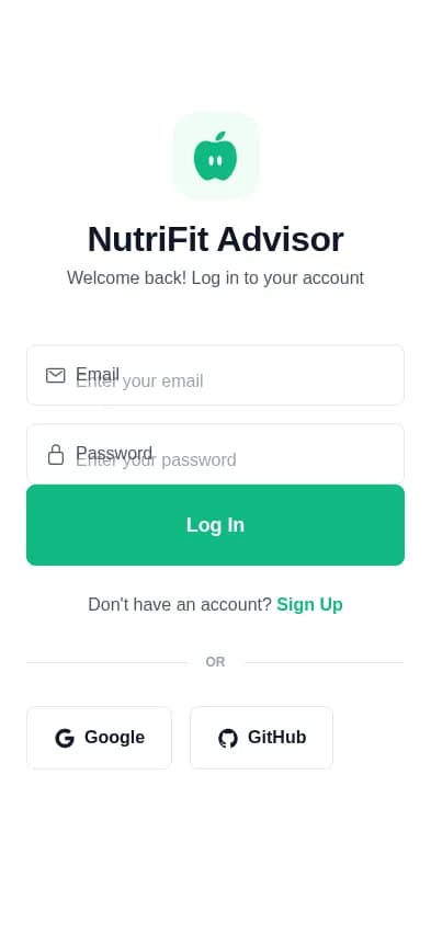 NutriFit Advisor