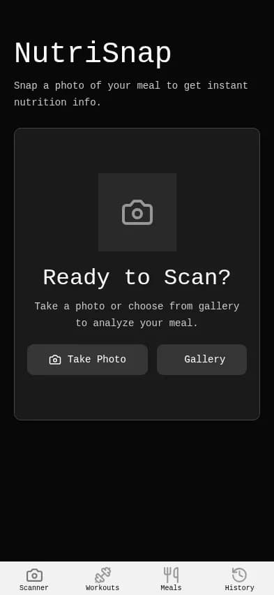 Nutriguide Snap App
