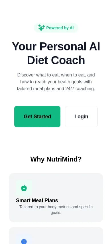NutriMind AI Coach
