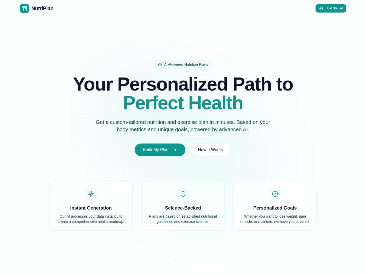 NutriPlan Builder