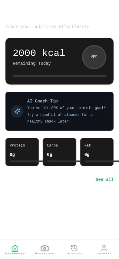 NutriScan AI Tracker