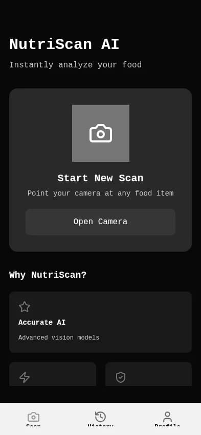 NutriScan AI