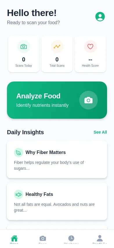NutriScan Kitchen App