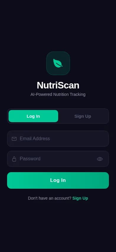 NutriScan AI Tracker