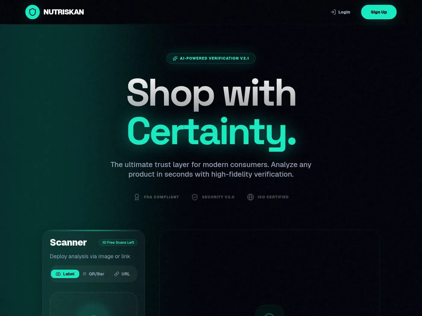 Nutriskan Trust Platform