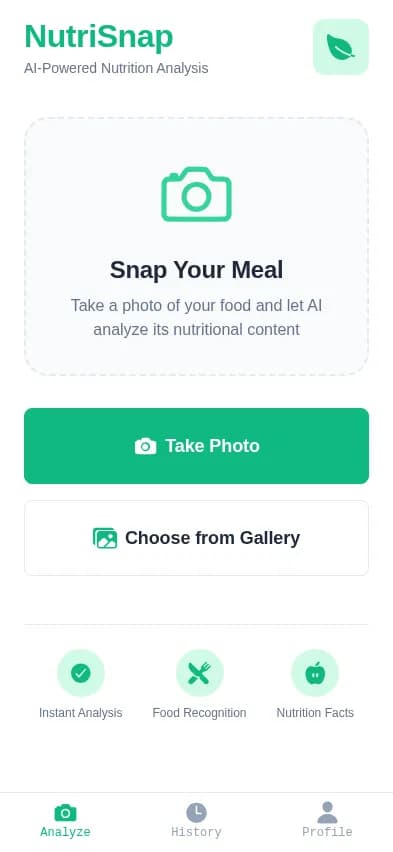 NutriSnap AI