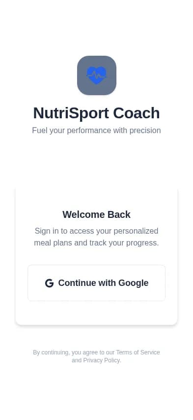 NutriSport Coach