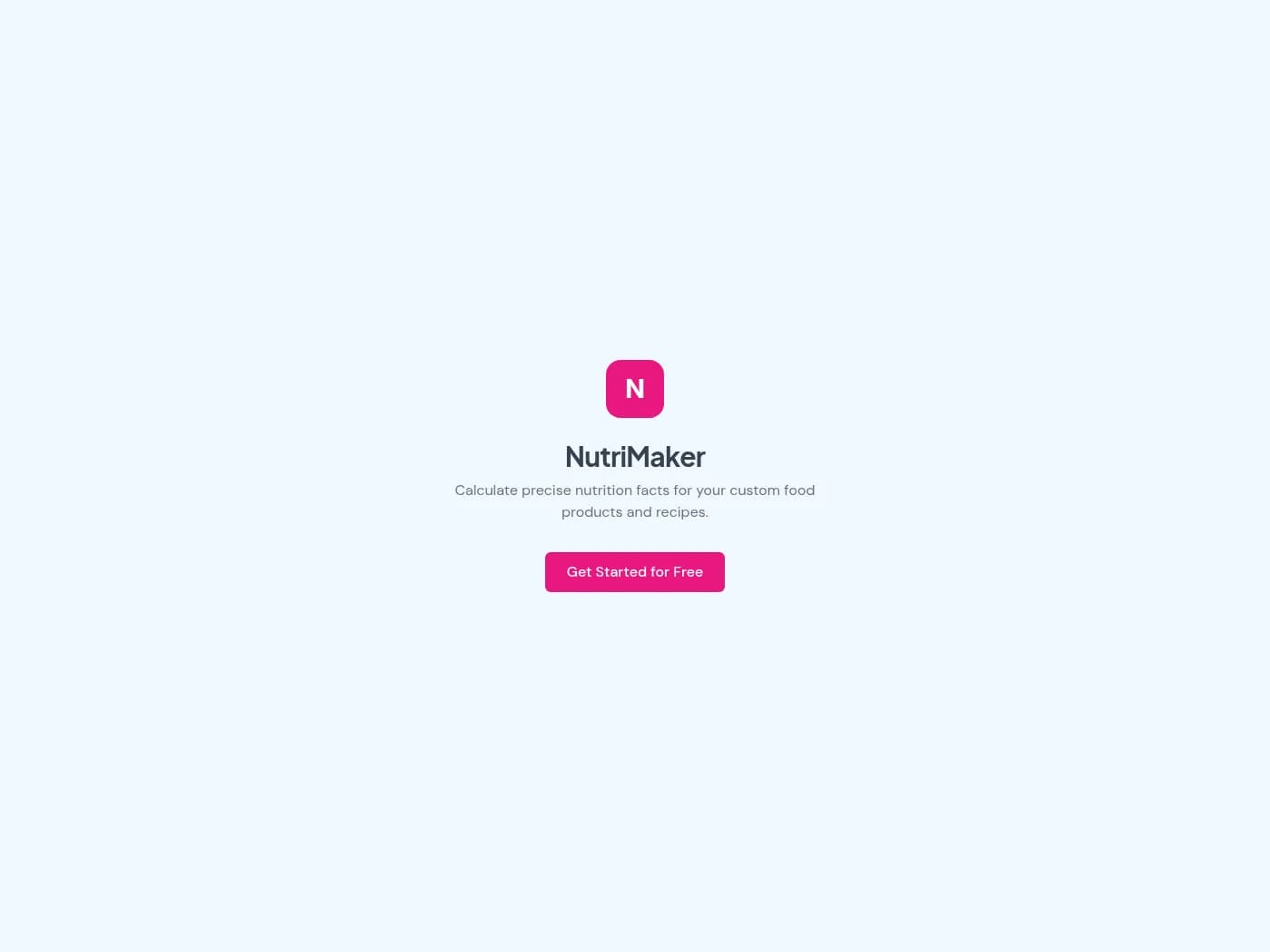 NutriMaker SaaS