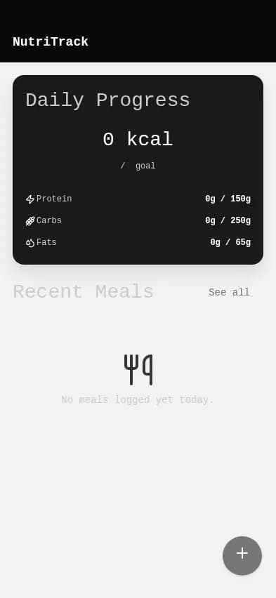NutriTrack Journal