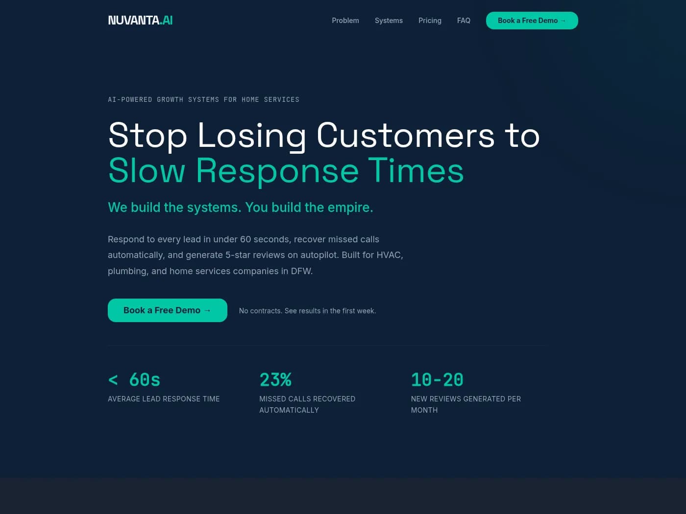 Nuvanta AI Agency Landing
