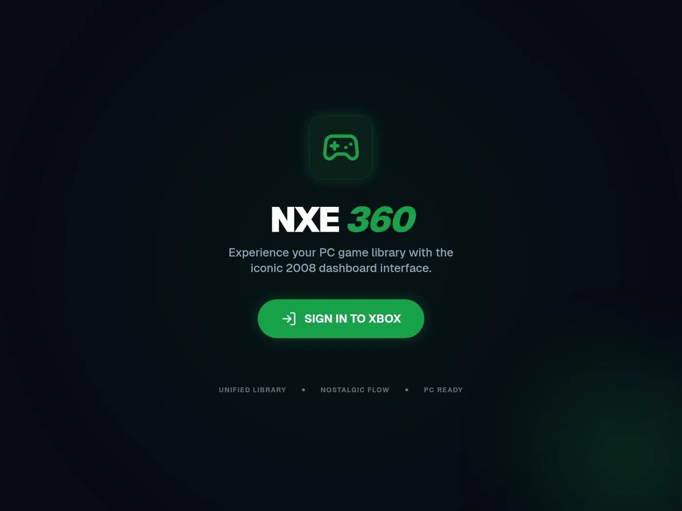 NXE 360 PC Dashboard