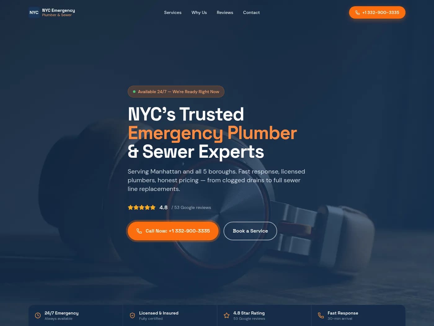 NYC Plumber Web App