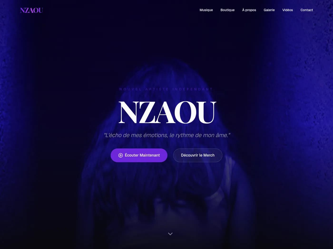 Nzaou Music Artist Site