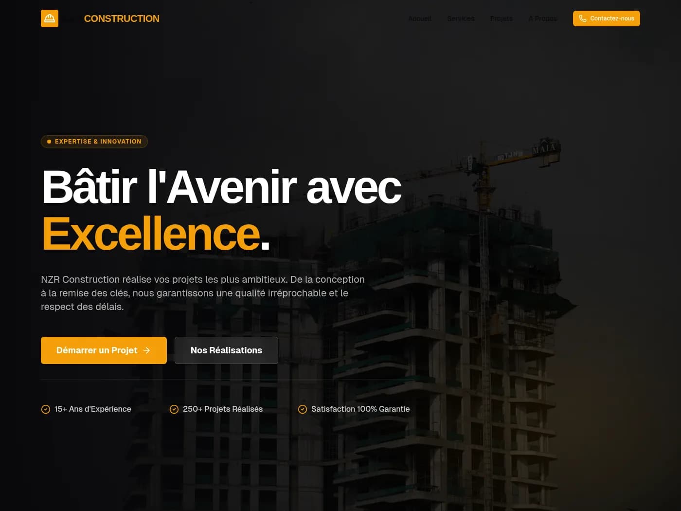 NZR Construction Site