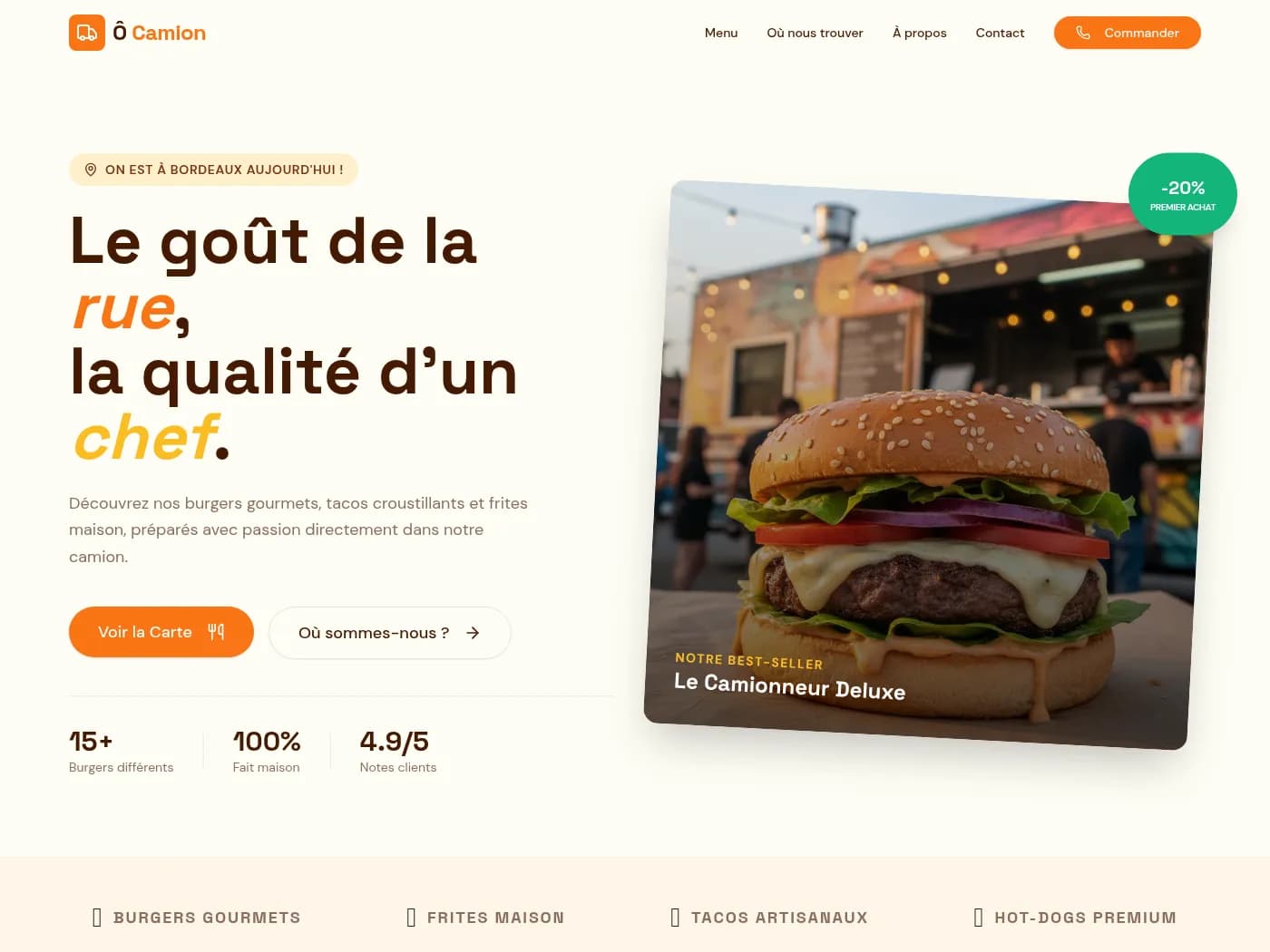 Ô Camion Fast Food Site