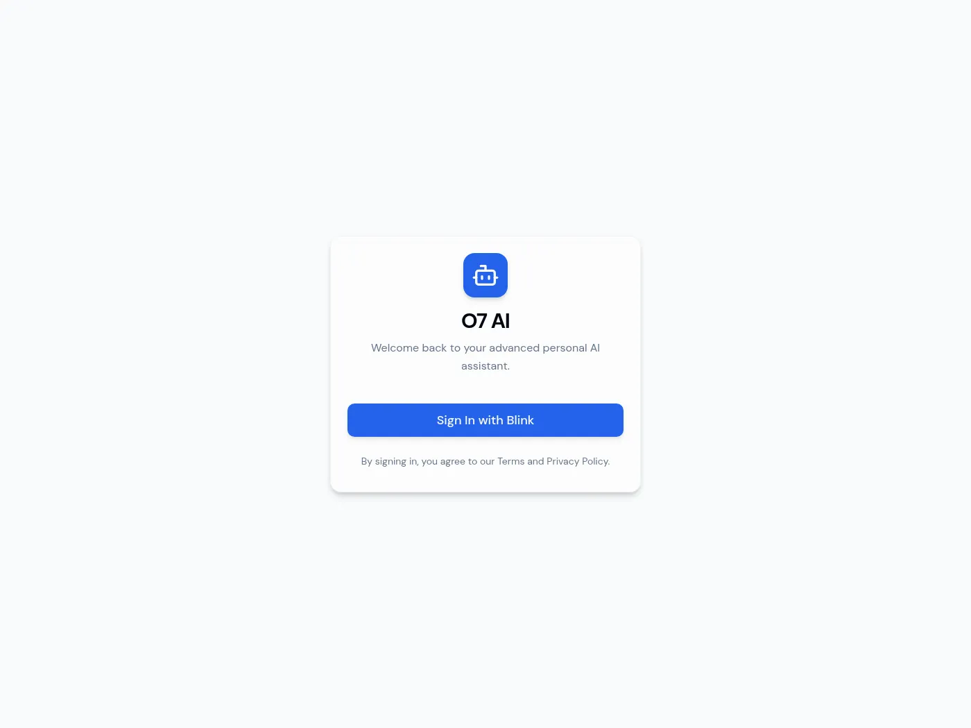 O7 AI Personal Assistant