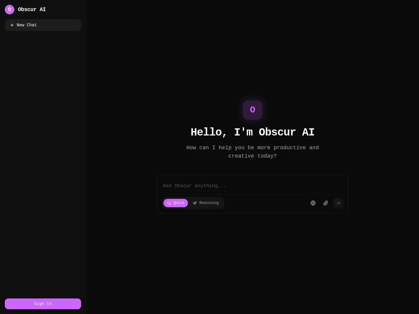 Obscur AI Assistant